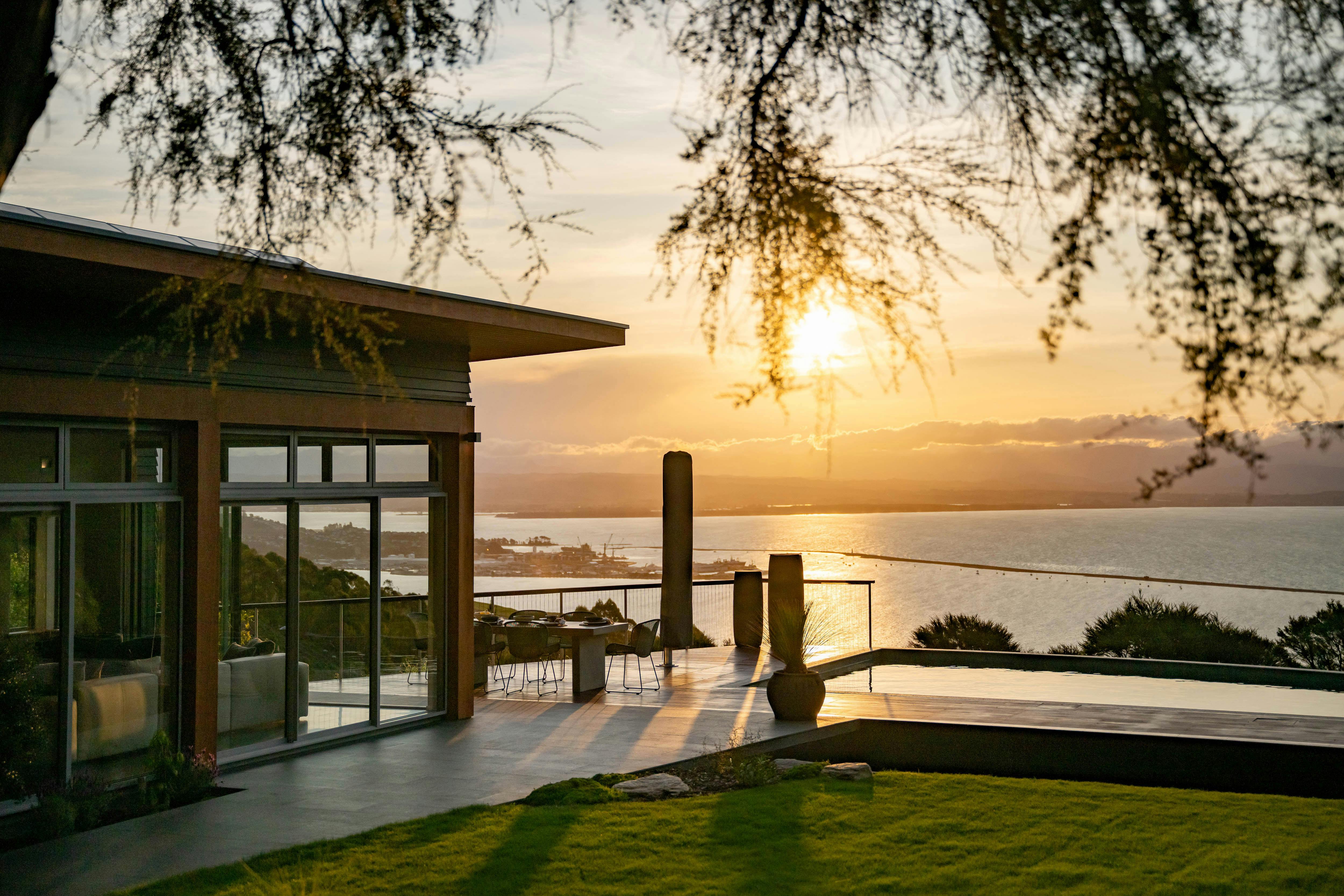 Luxury private villa with helipad close to Nelson, New Zealand